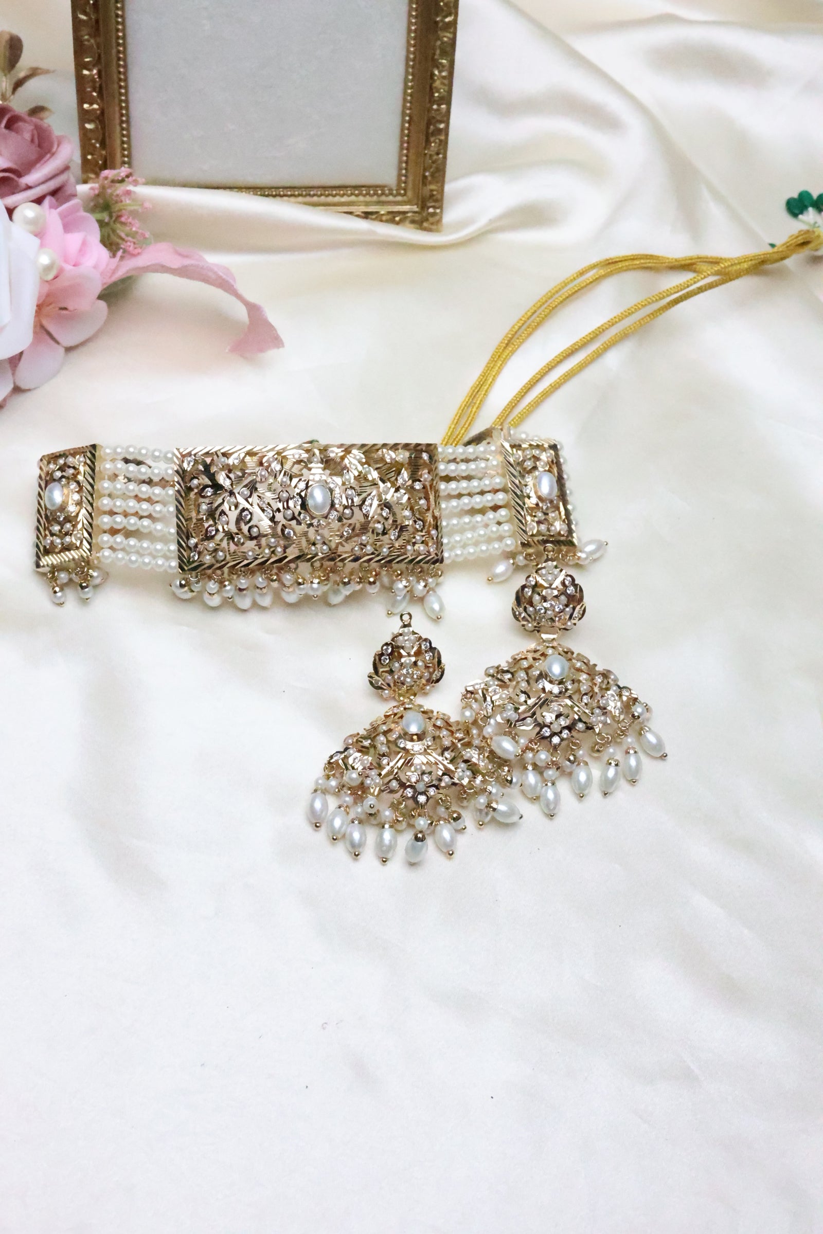 Statement Choker in Jadau [11160] – Arnish Designs