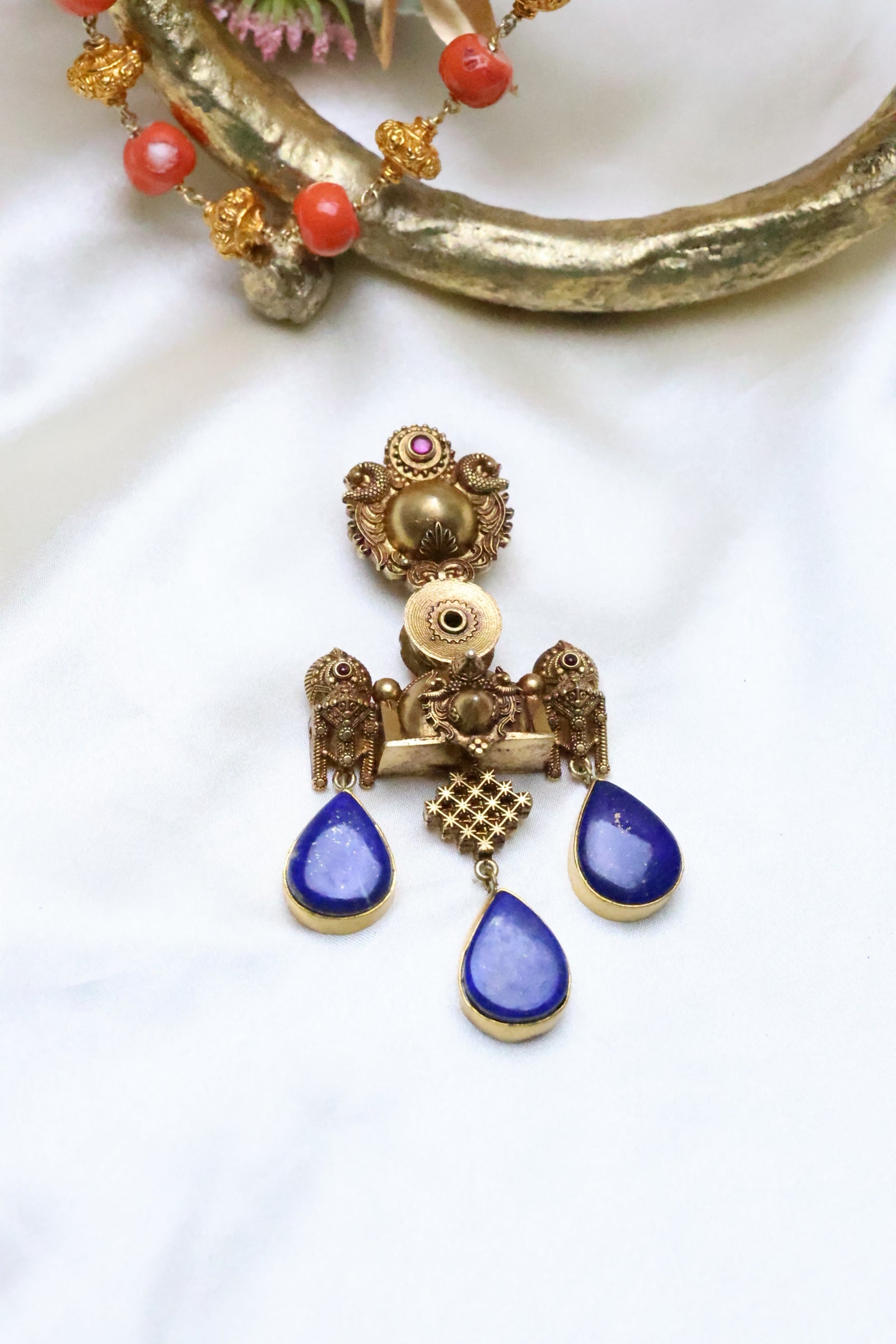 92.5 Silver 3 Drops of Lapis – Arnish Designs